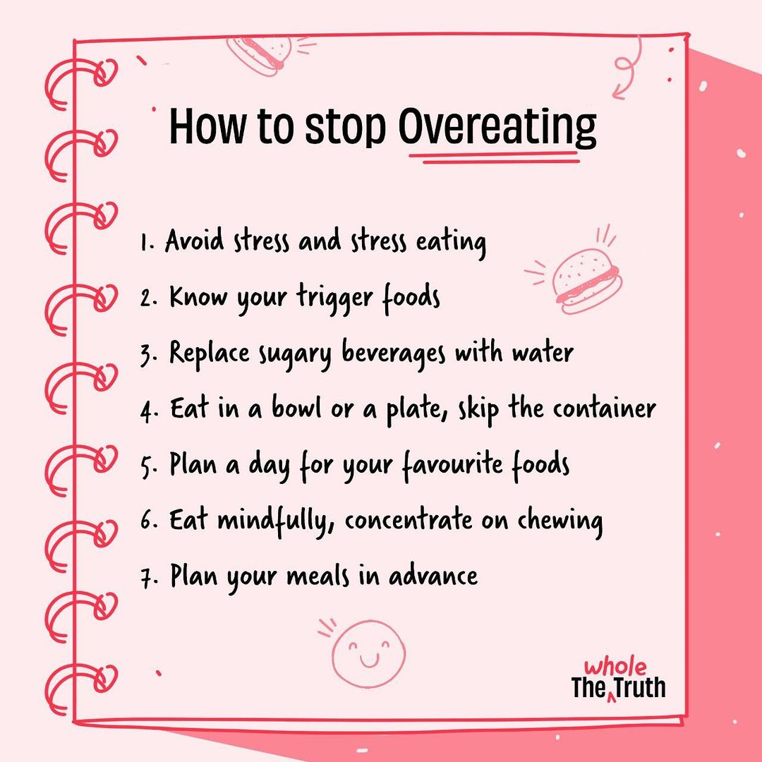 How to avoid and overcome overeating? - The Whole Truth